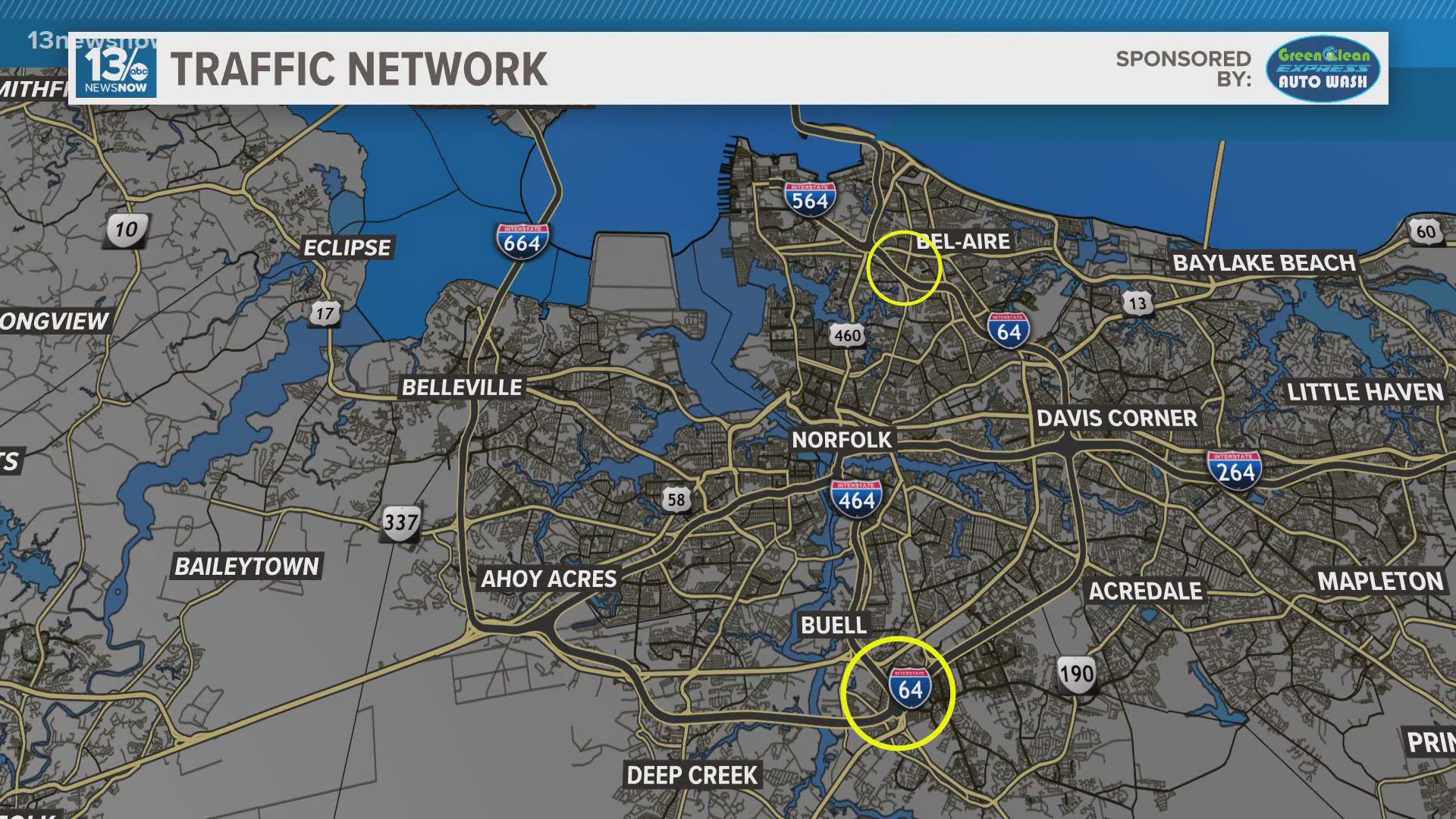 2 interstate traffic shifts in Chesapeake and Norfolk in effect this week