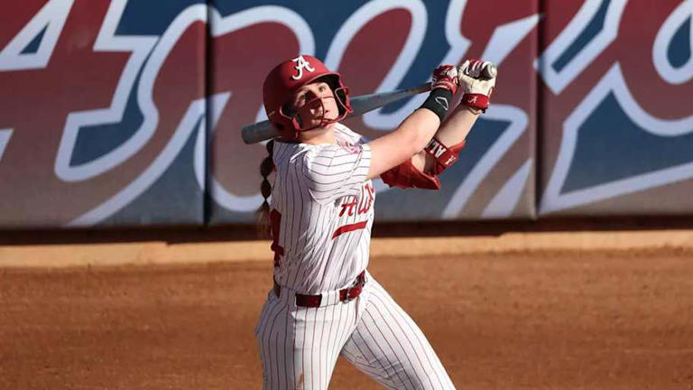 Marlie Giles, Catelyn Riley Blast Alabama Softball Over Michigan State, 6-2