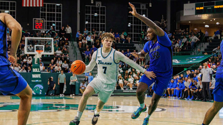 Tulane Men's Basketball Star Point Guard Setting Tone for His Teammates