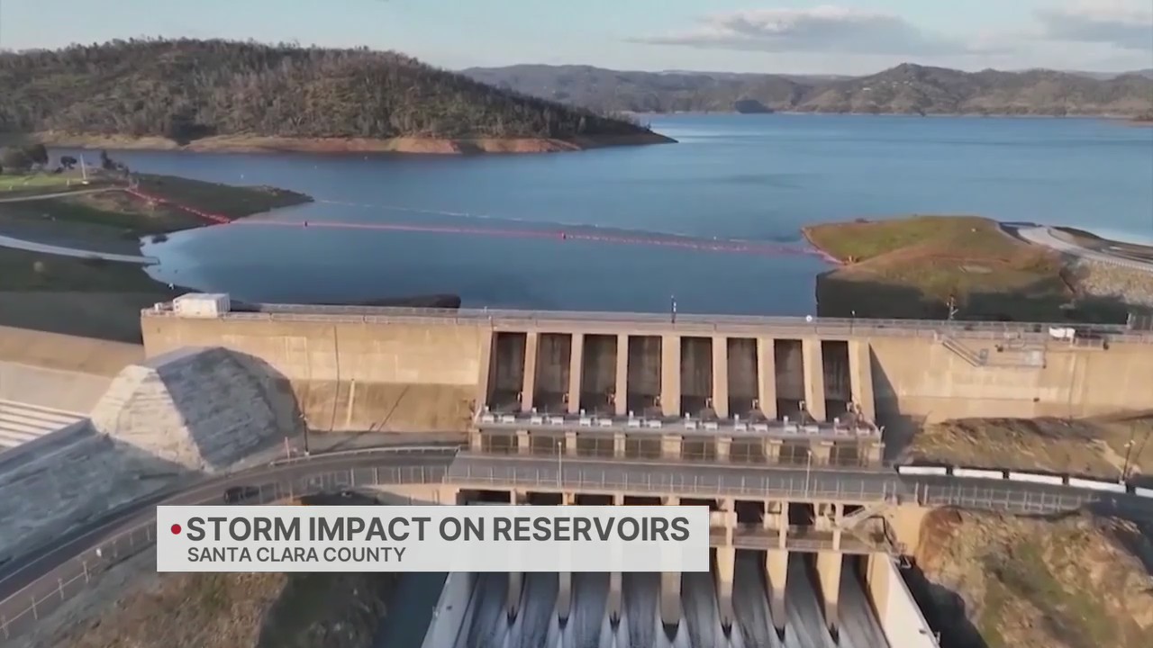 California reservoir levels following storm are at capacity