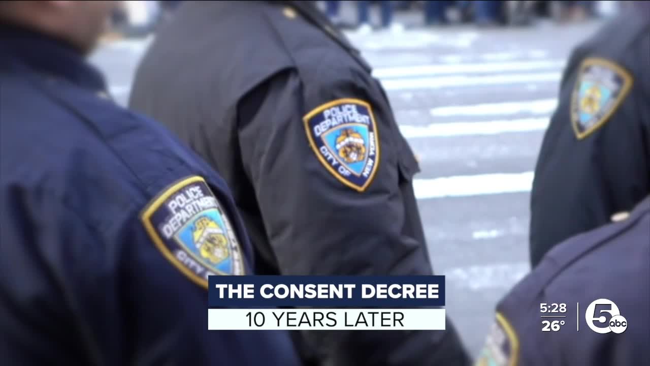 Cleveland's been under a consent decree for 10 years. Is that about to ...