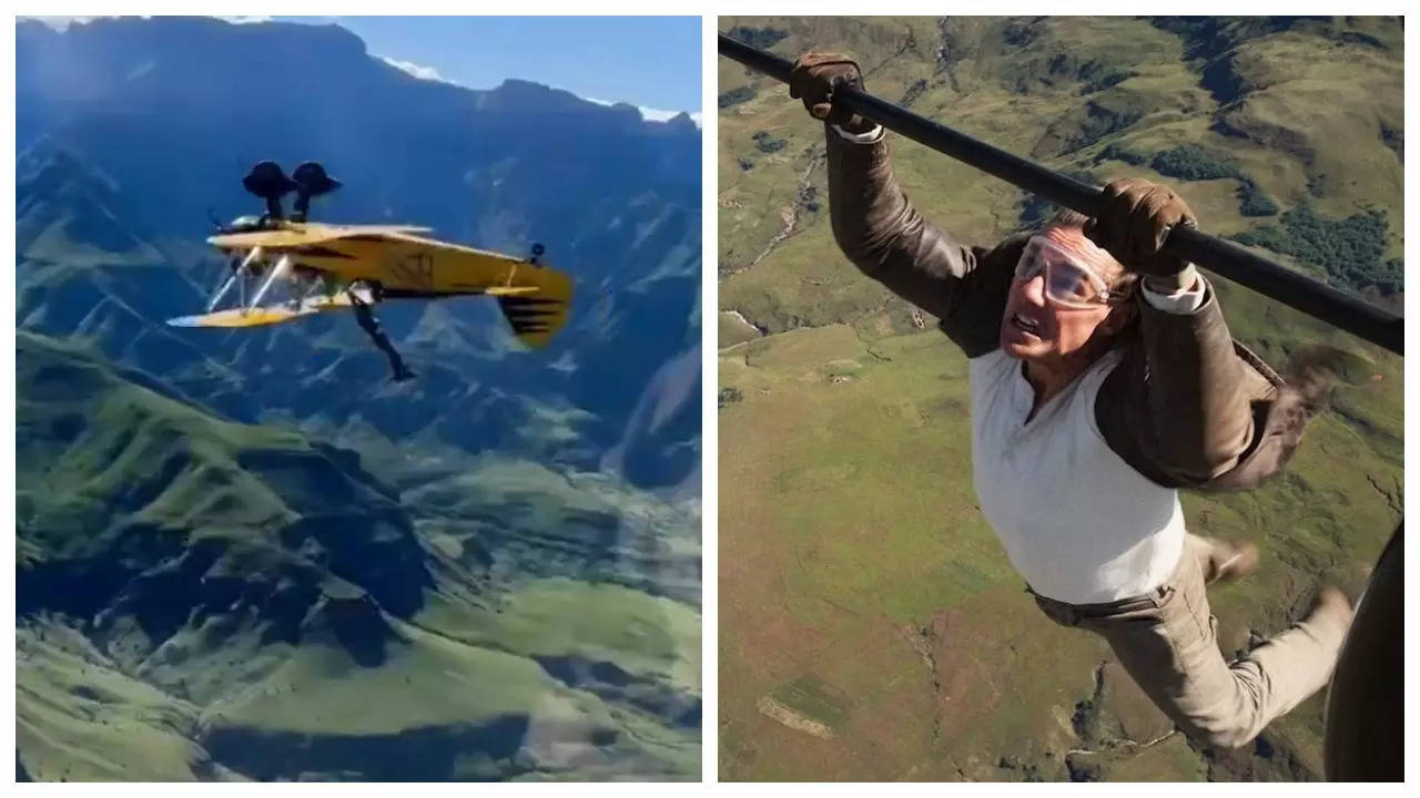 Tom Cruise shares BTS video of death-defying stunt on upside down plane ...