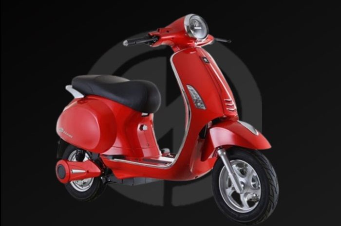 Murah Rp 14 Jutaan Motor Listrik Baru Davigo Forza Tampil Mirip Vespa ...