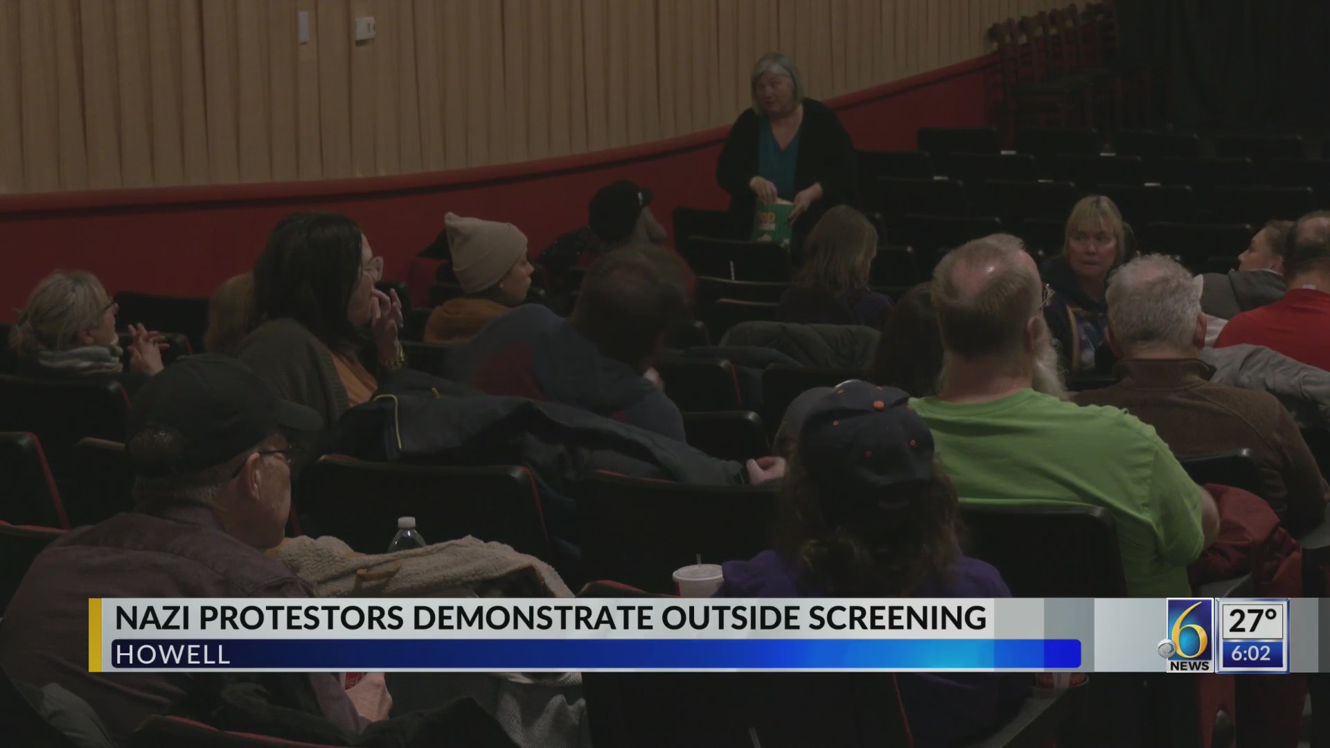 Nazi protestors demonstrate against anti-racism film in Howell
