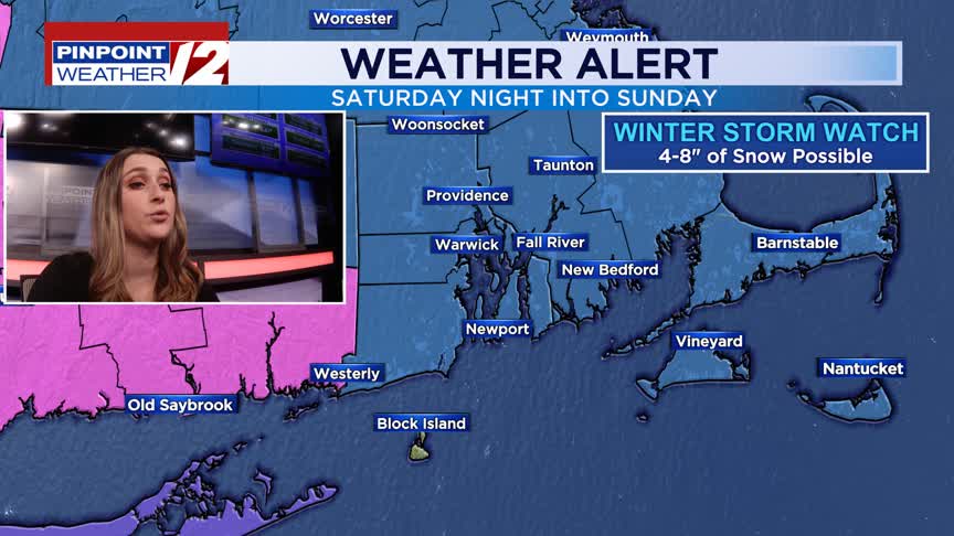 WPRI 12 Weather Alert 2/7/25: Winter Storm Ahead Saturday Night ...