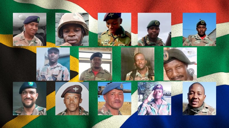 PICS: These are the 14 SANDF soldiers who died in the DRC