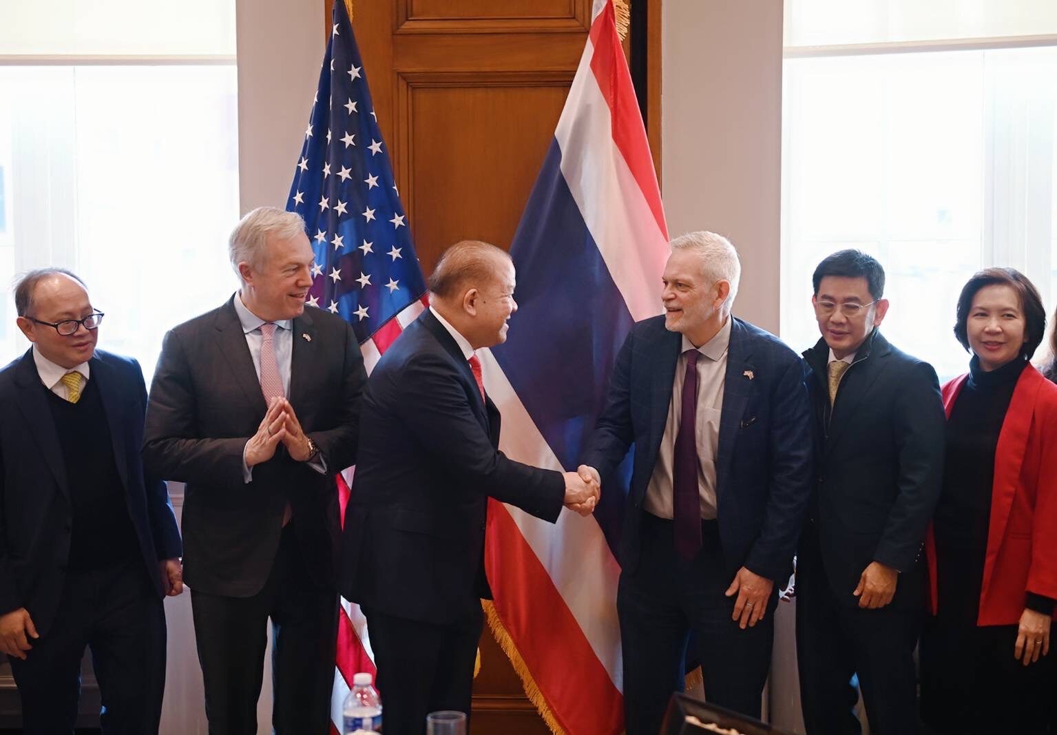 พิชัย ลุยสหรัฐ ถก USCC – USABC พบภาคเอกชนยักษ์ใหญ่ ชูจุดแข็ง FTA ดึงดูดลงทุนอุตสาหกรรมใหม่