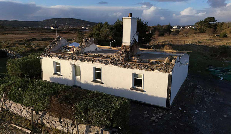 Pensioner facing homelessness after Storm Eowyn destroyed her home
