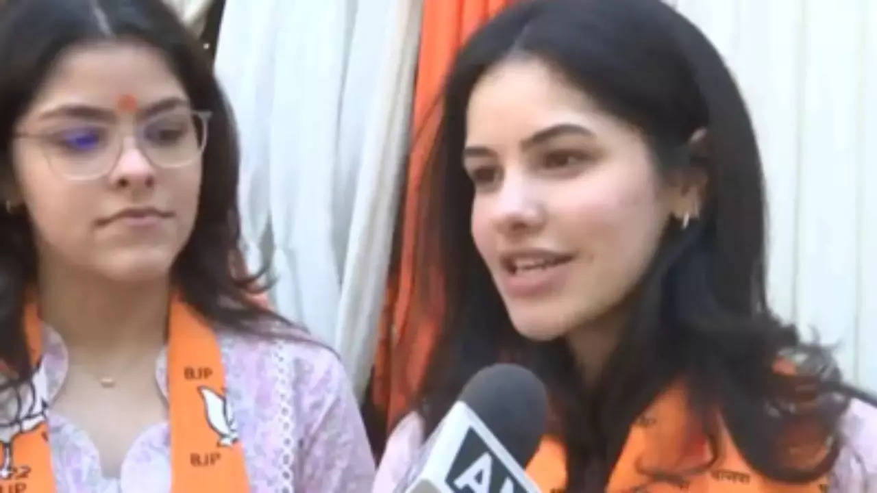 Who are BJP candidate Parvesh Verma’s daughters? Trisha and Sanidhi celebrate his victory ...