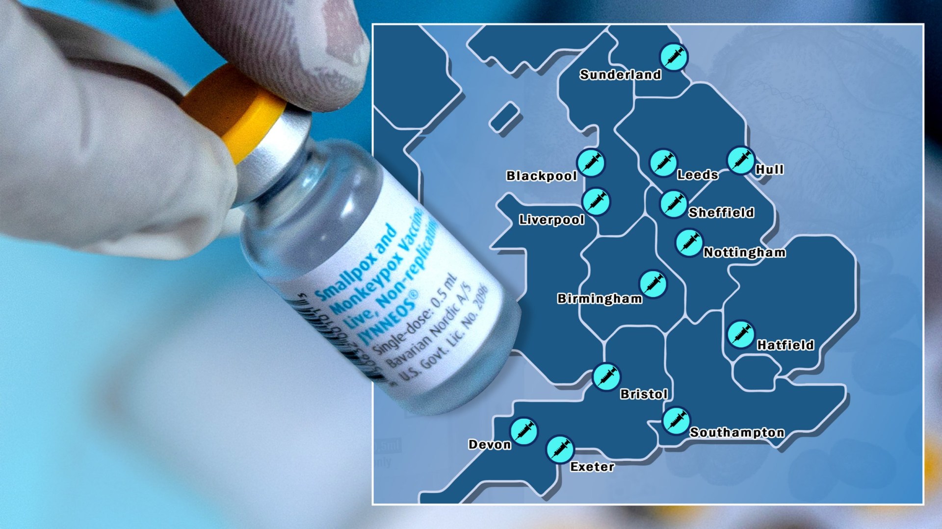 Map reveals where new mpox vaccination sites have opened in UK