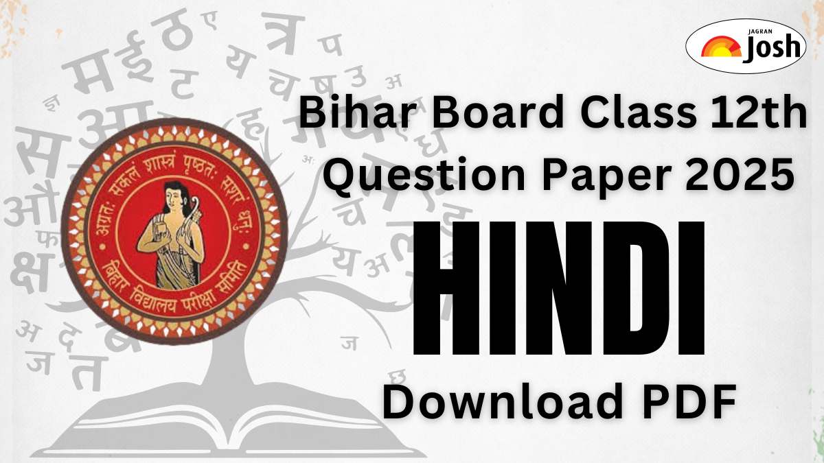 BSEB Class 12 Hindi Question Paper 2025 Available, All SETs Download PDF