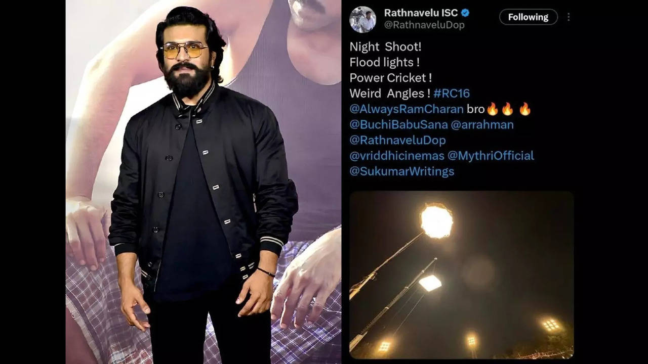 Did Cinematographer Rathnavelu Reveal Ram Charan’s Upcoming Film RC 16 ...
