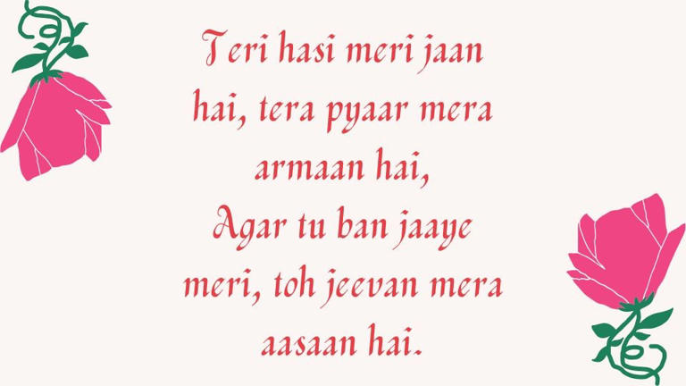 Propose Day 2025 shayari: 30 romantic, flirty and cute Propose Day ...