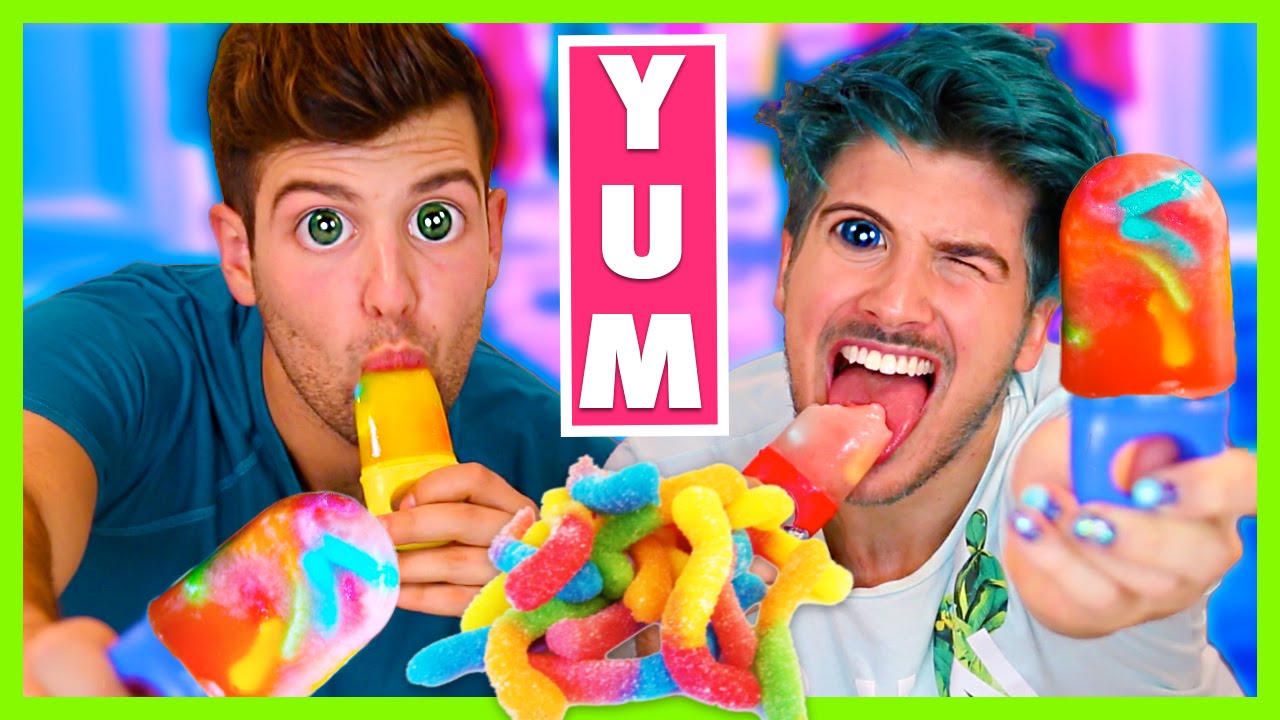 I Made Sour Gummy Worm Popsicles: So Delicious
