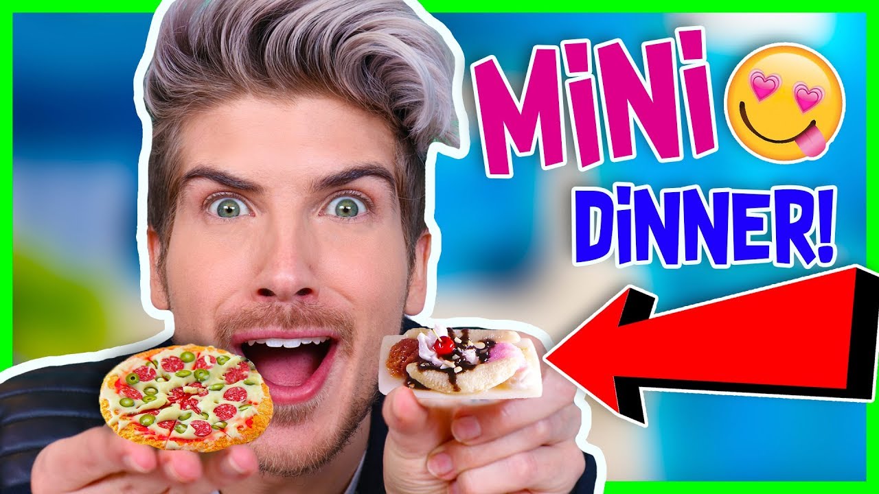 YouTuber Cooks Himself a Tiny Dinner for Fun!