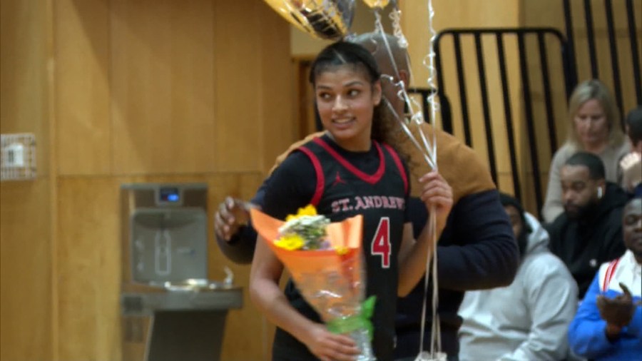 Maysen Hill scores 1,000th point, St. George’s defeats St. Andrew’s