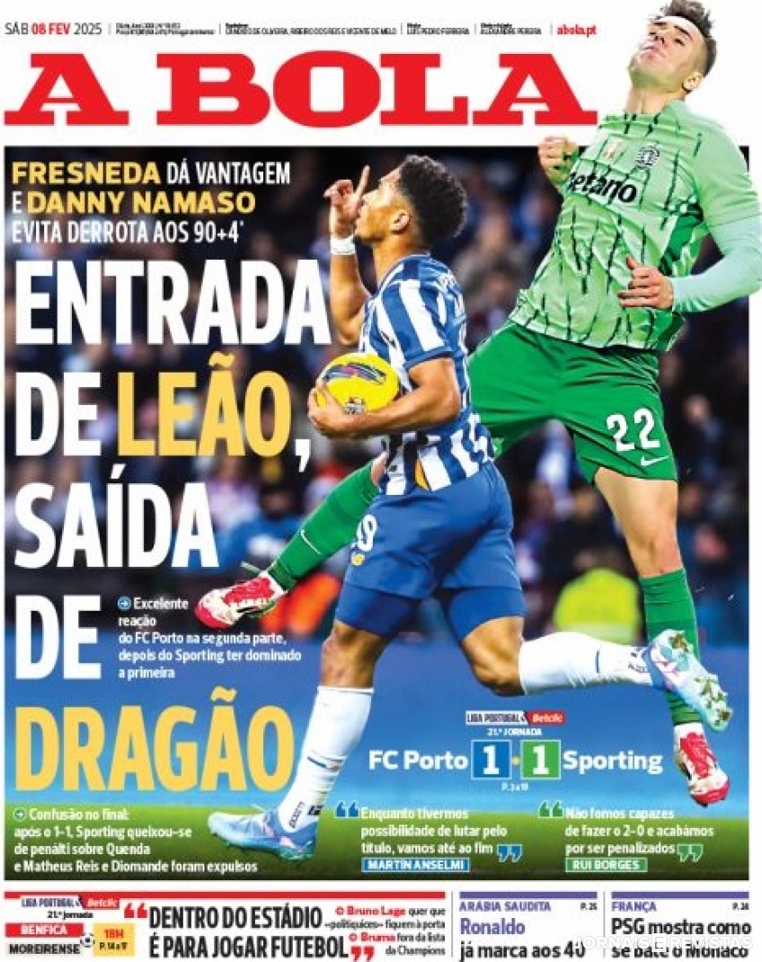 Veja as capas de hoje& 8 de fevereiro de 2025& das principais revistas ...