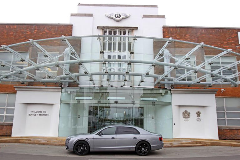 Take a tour around Crewe's iconic Bentley factory without leaving the house