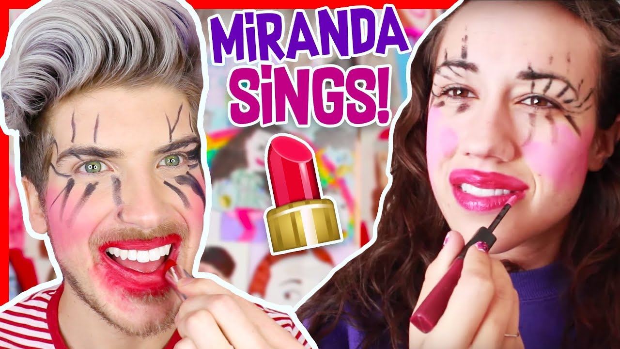 YouTuber Follows Miranda Sings’ Makeup Tutorial!