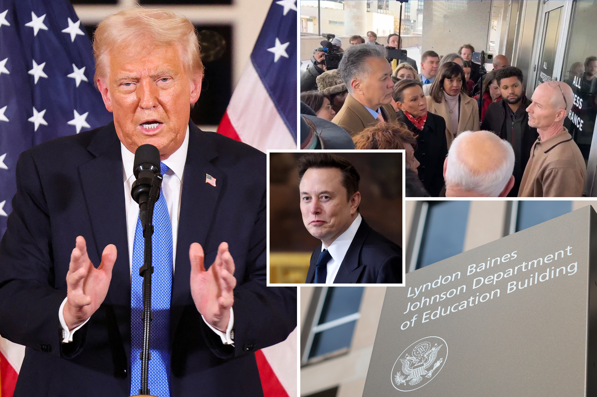 Trump slams ‘lunatic’ Democrats that tried to barge into Department of ...