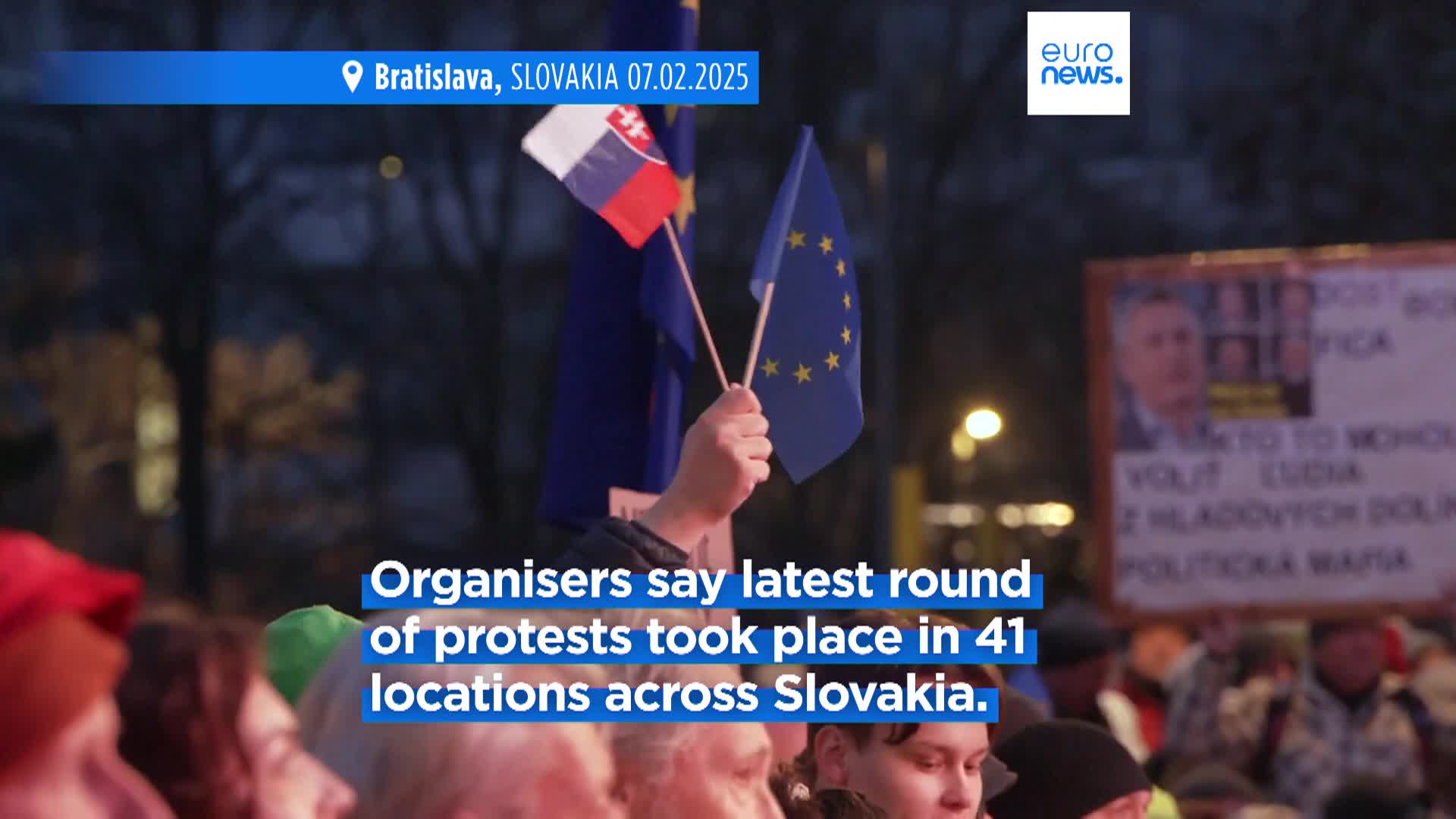 Thousands in Slovakia protest against what they say is PM Fico's pro ...