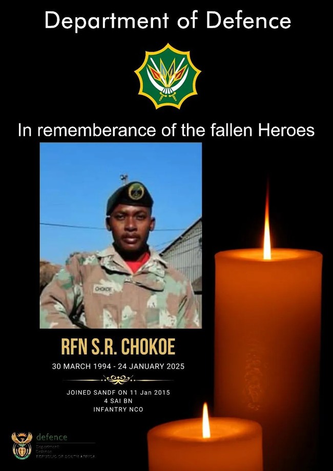 PICS: These are the 14 SANDF soldiers who died in the DRC