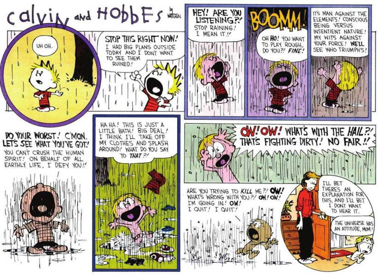 10 Funniest Calvin and Hobbes Start of Spring Comics