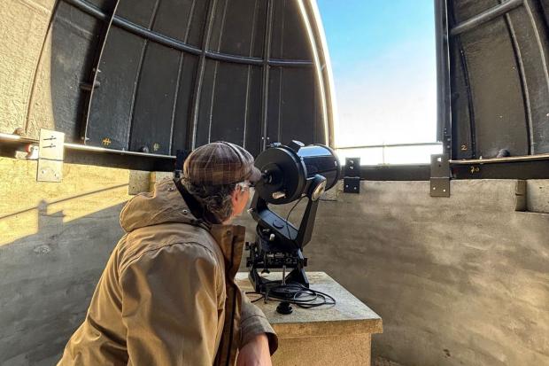 Second dome opens at Cornish observatory