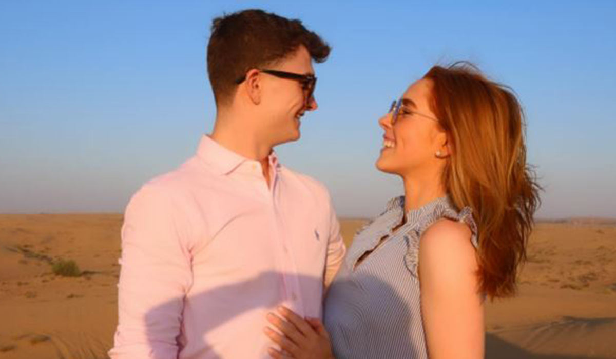 Ali Keating and boyfriend Mikey reunite with Ronan and Storm on winter ...