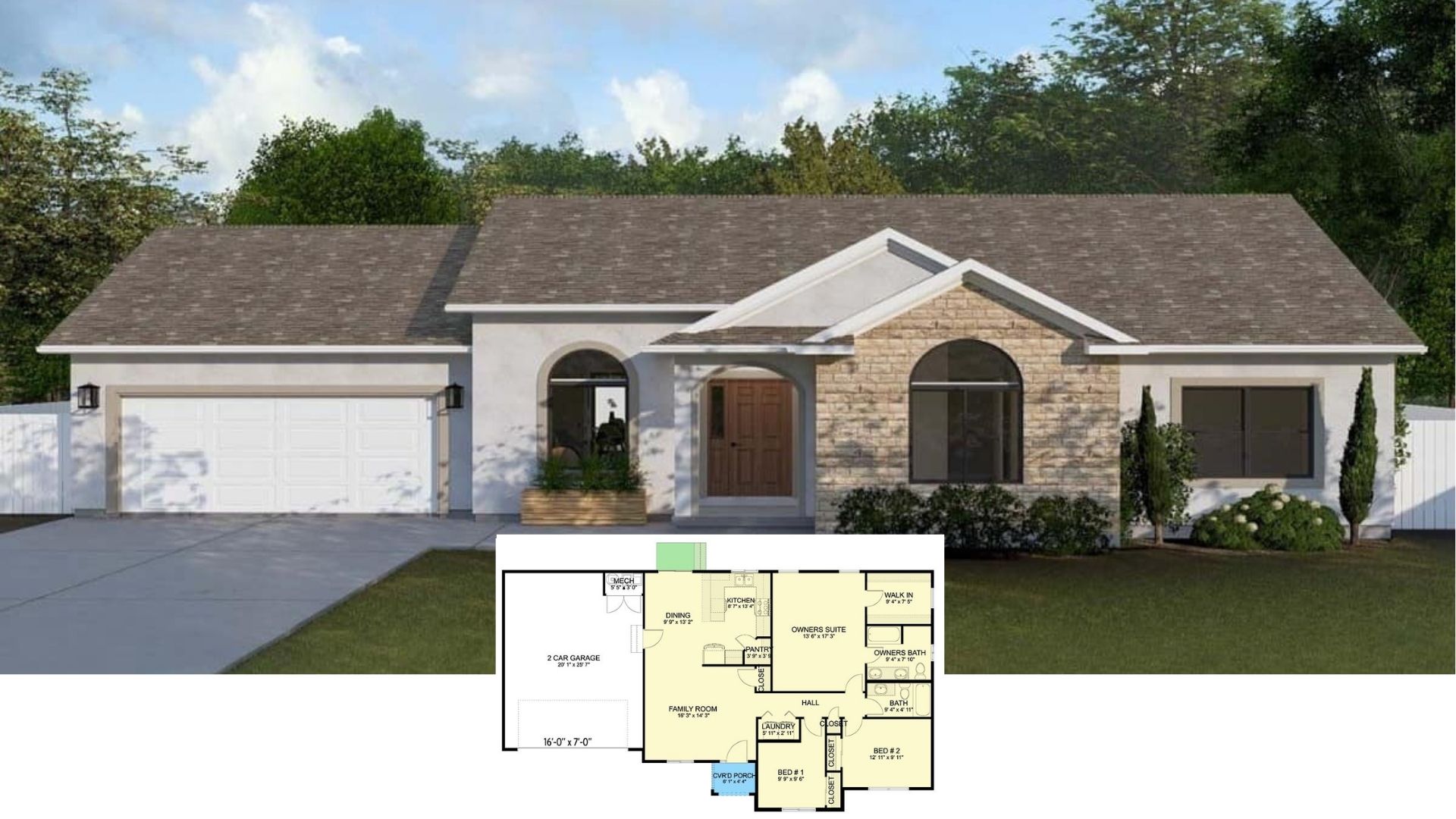 1,337 Sq. Ft. of Open Concept Living – Tour This 3 Bedroom Ranch with ...
