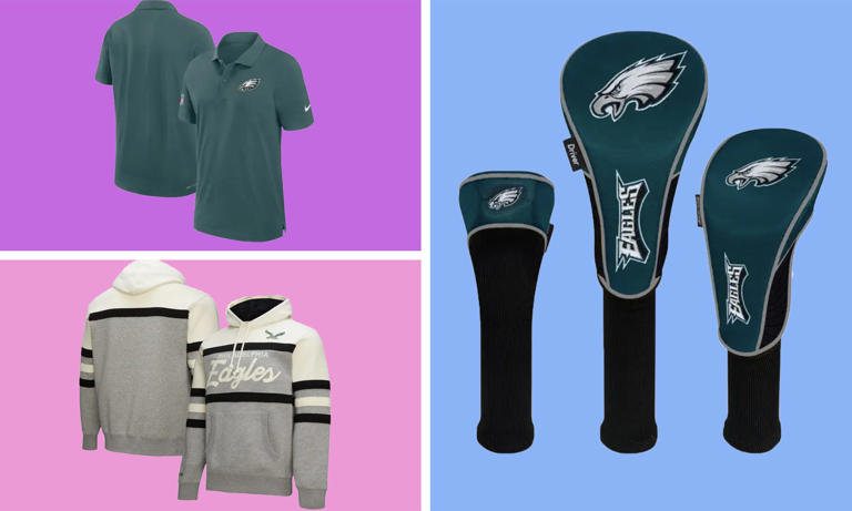 Philadelphia Eagles golf apparel and equipment to celebrate their Super ...