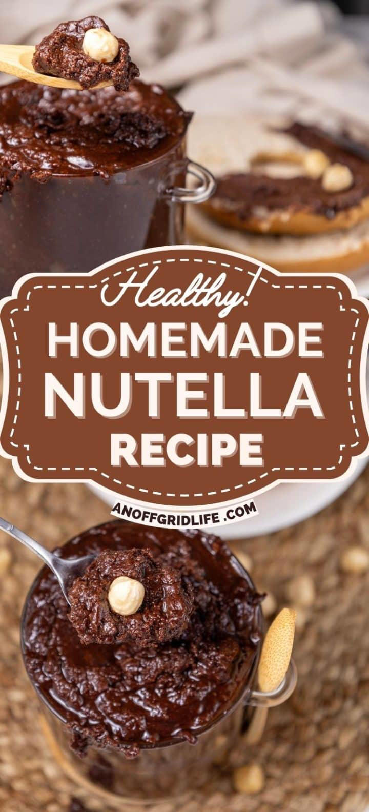 Easy Creamy Homemade Nutella Spread Recipe