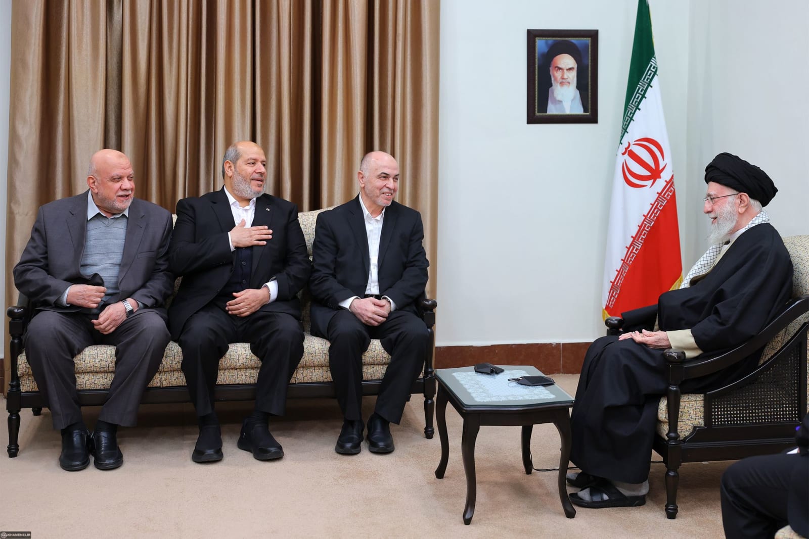 Iran's supreme leader receives high-ranking Hamas delegation