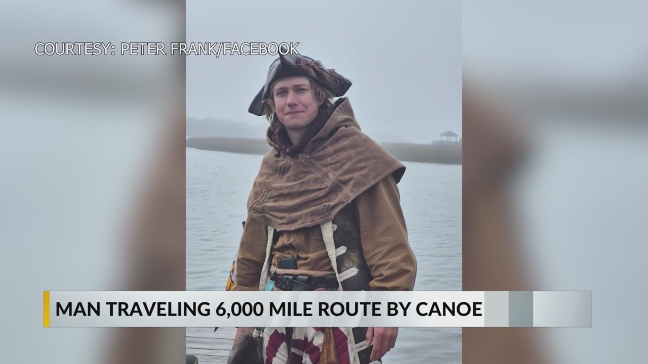 Man paddles 6,000-mile long 'Great Loop' by canoe, passes through Grand ...