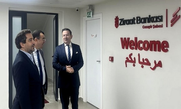 La succursale de la banque turque "Ziraat Bankasi" agréée par la Banque ...