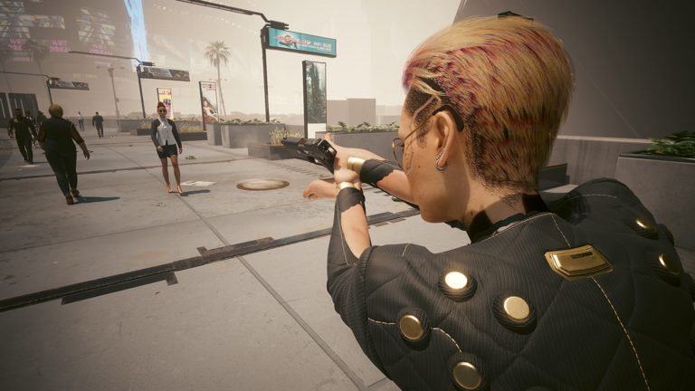 I spent too long playing the Cyberpunk 2077 mod that turns V's hands ...