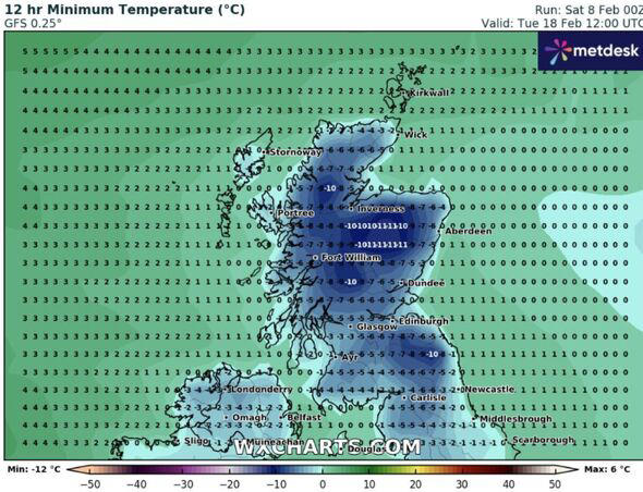 Cold weather forecast: Maps turn purple as brutal -11C Siberian freeze ...