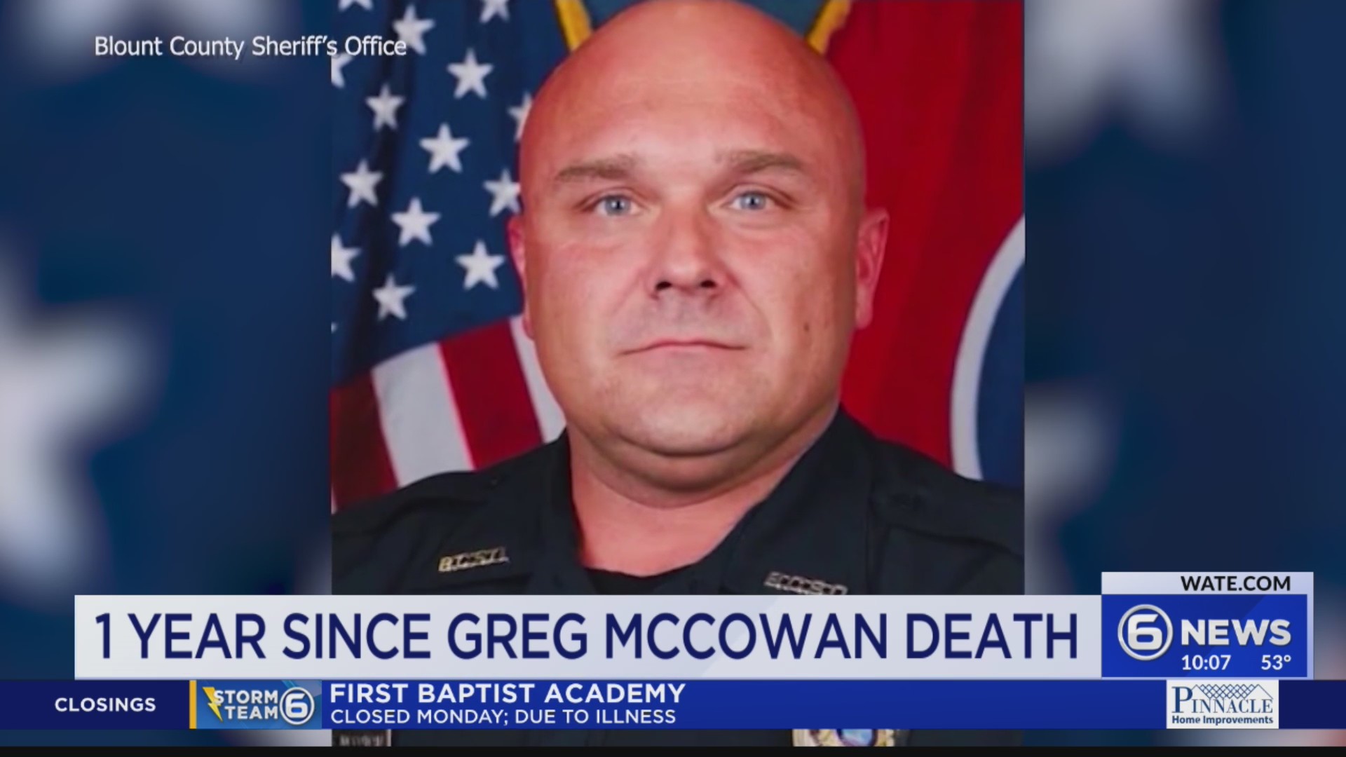 One year since Greg McCowan's Death