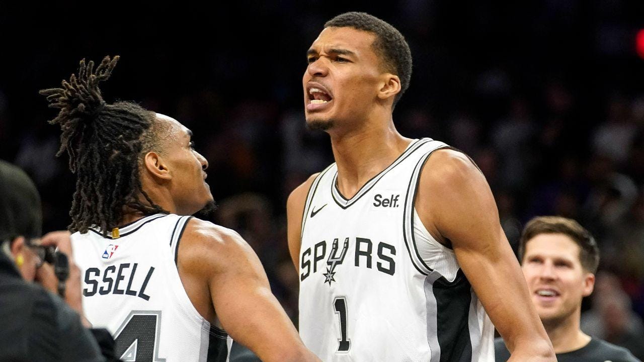 INCRÍVEL: Wemby «abafa» adversário sem tirar os pés do chão