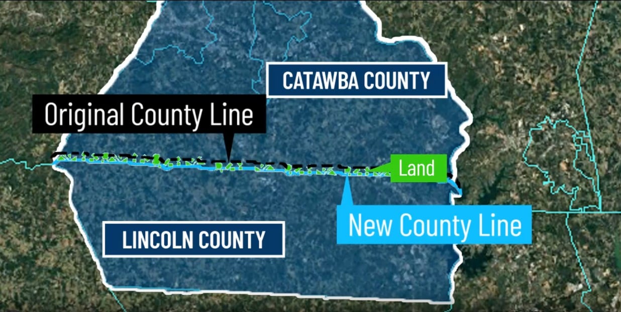 Change in Lincoln-Catawba county line sparks outrage among affected ...