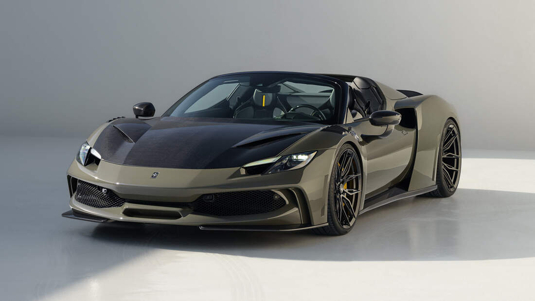 Novitec Ferrari 296 GTB/GTS: Jetzt auch mit Carbon-Breitbau-Kit für das ...