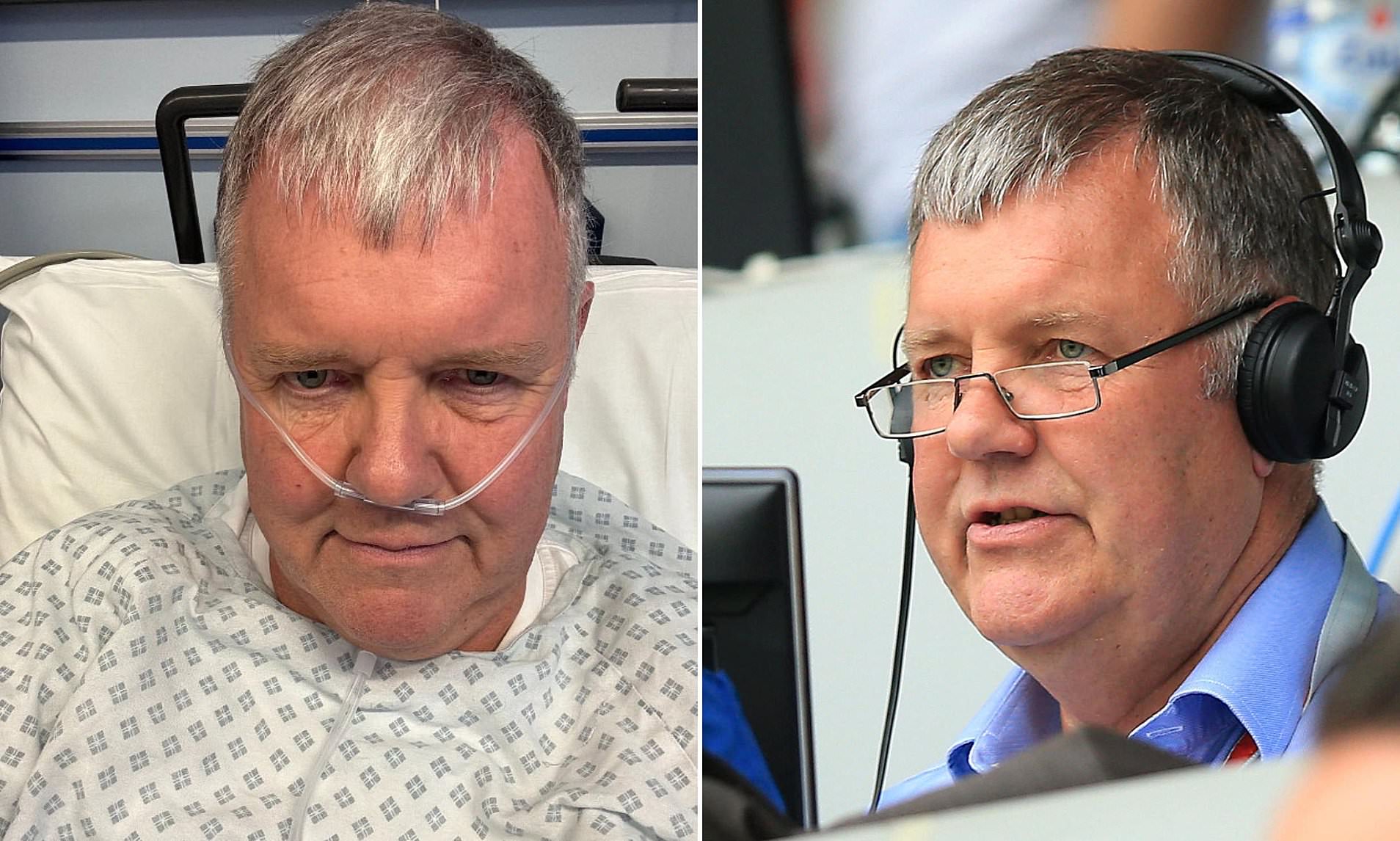 Clive Tyldesley gives health update as legendary commentator shares hospital selfie