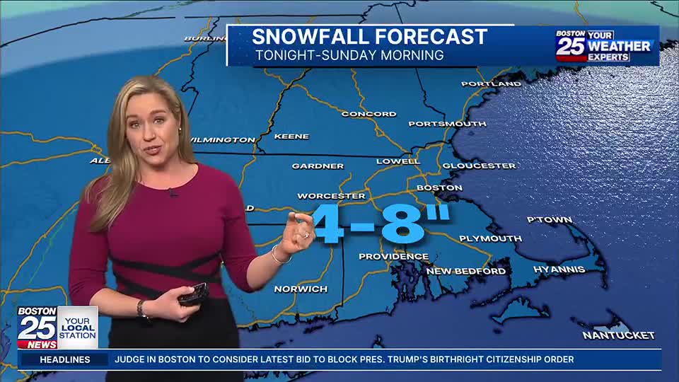 Winter storm warning issued as storm could dump up to 8 inches of snow ...
