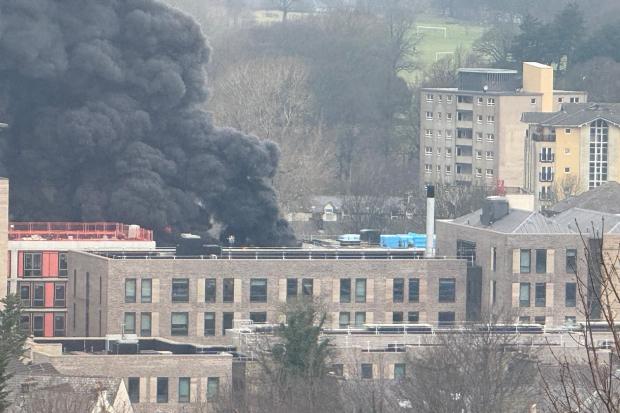 'Avoid the area' as fire breaks out at city centre apartments