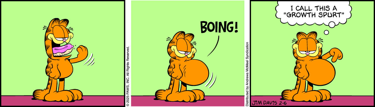 Garfield by Jim Davis Garfield by Jim Davis