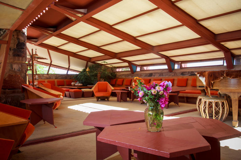Look inside Taliesin West, the desert home of Frank Lloyd Wright
