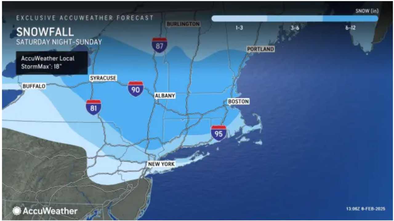 Snowfall Map: Here's Latest On Winter Storm Packed With Ice That Could ...