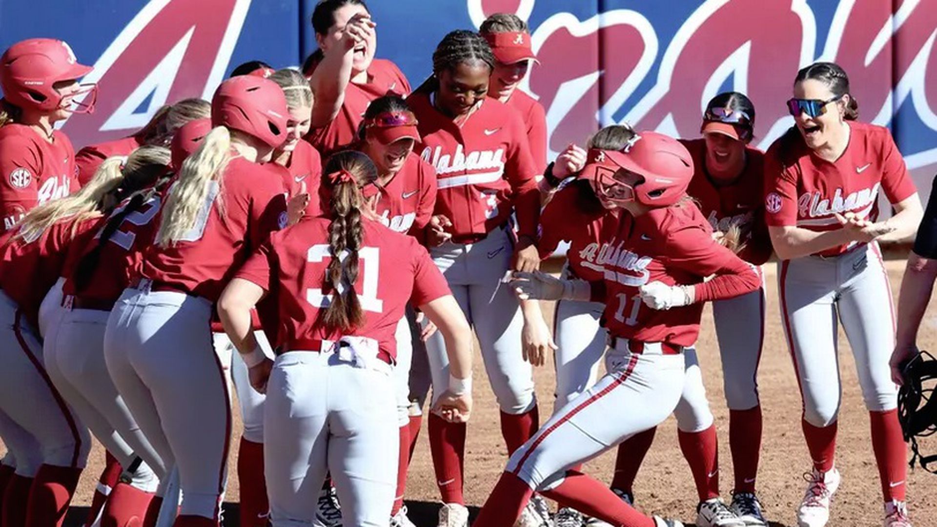 Alabama Softball Crush and Get Crushed