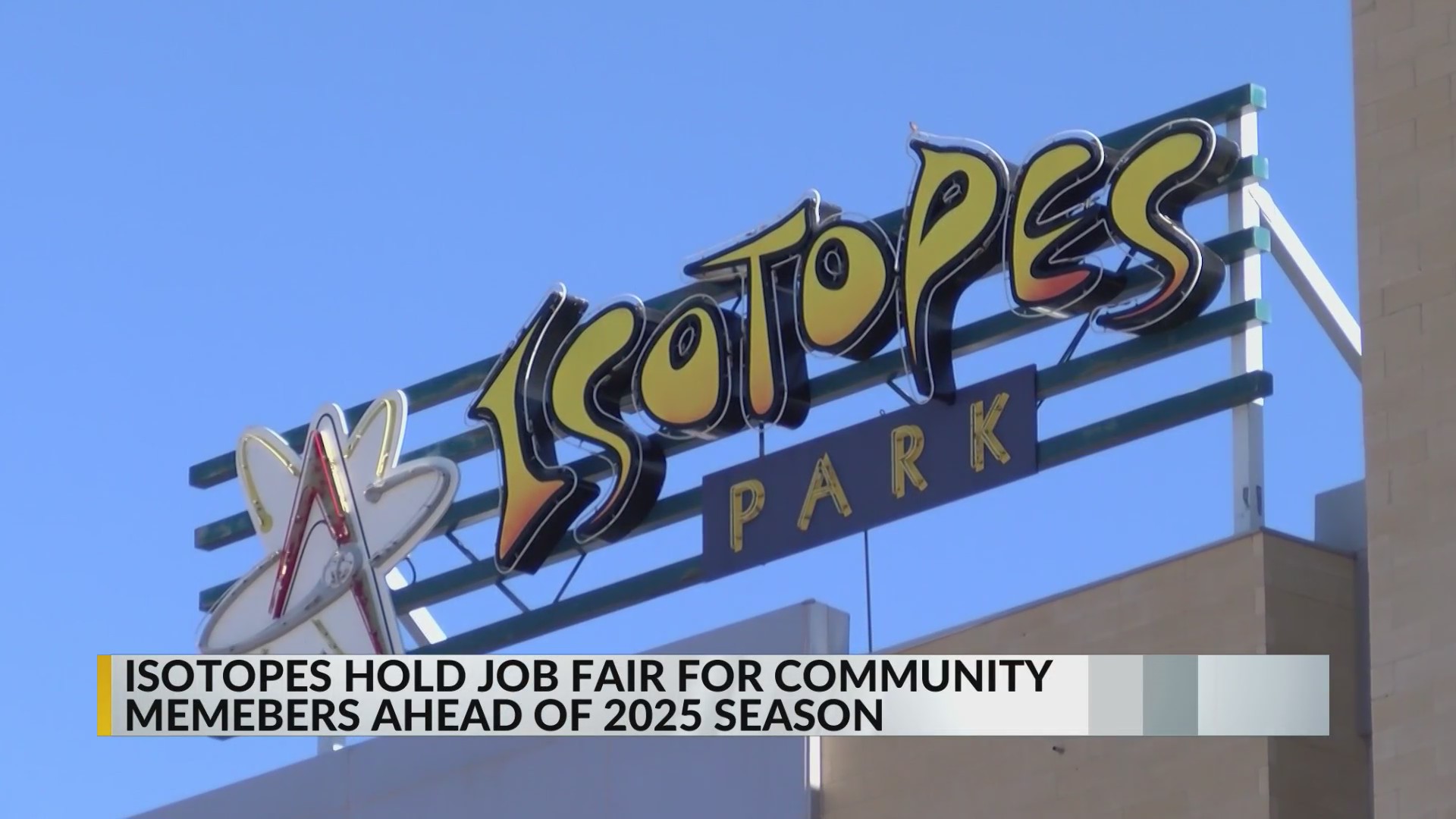 Isotopes hold job fair ahead of 2025 season