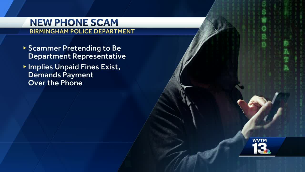 Birmingham police issue phone scam alert